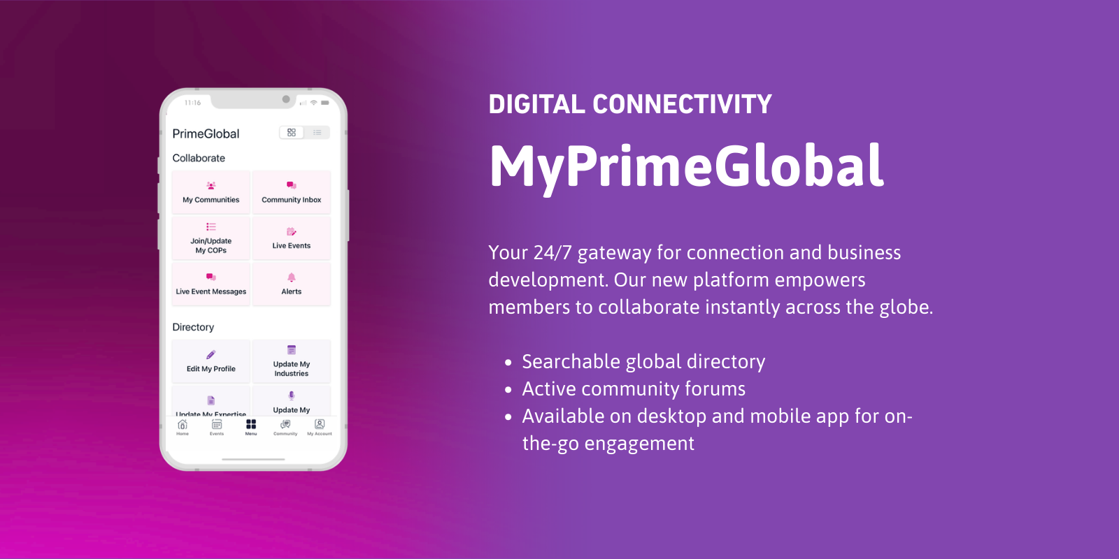 PrimeGlobal | Join our global community
