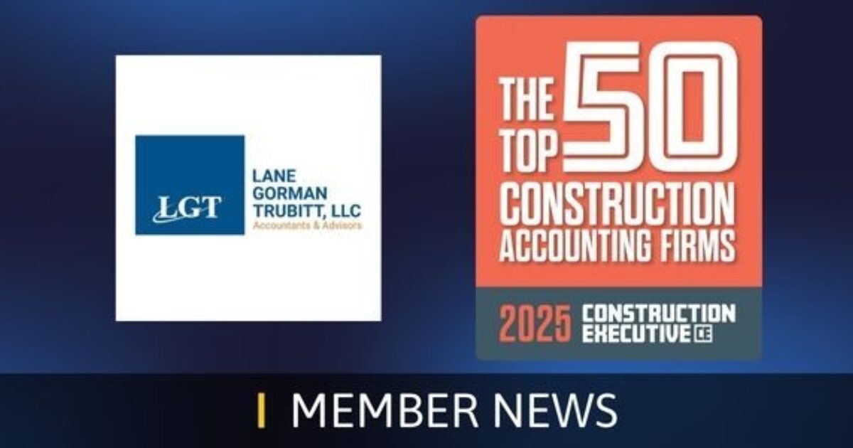 PrimeGlobal | LGT earns spot on Construction Executive's Top 50 for…